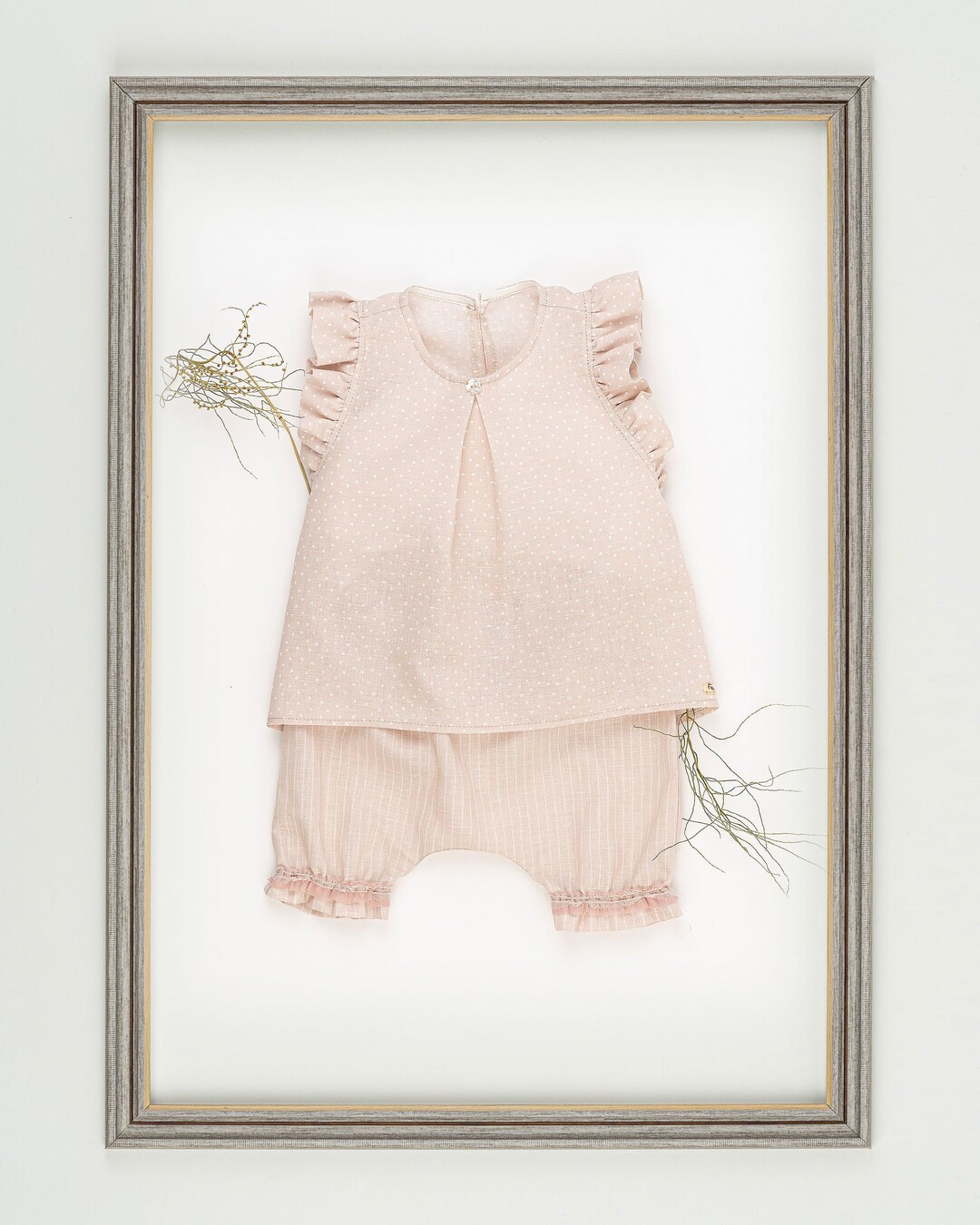 Baby Girl Linen Outfit/ Baby Linen Clothes/ Linen Dress Baby/ Linen Top ...