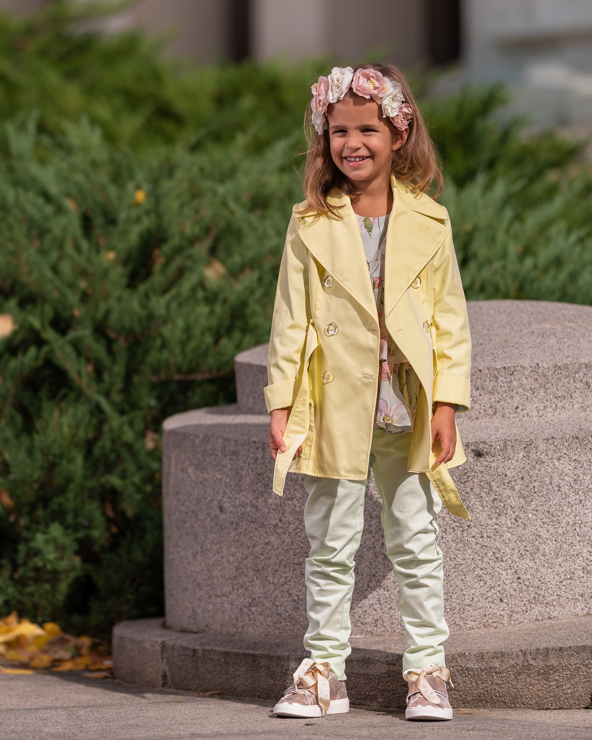 Girls Spring Summer Cotton Trench Coat / Toddler Girl Cotton | Etsy