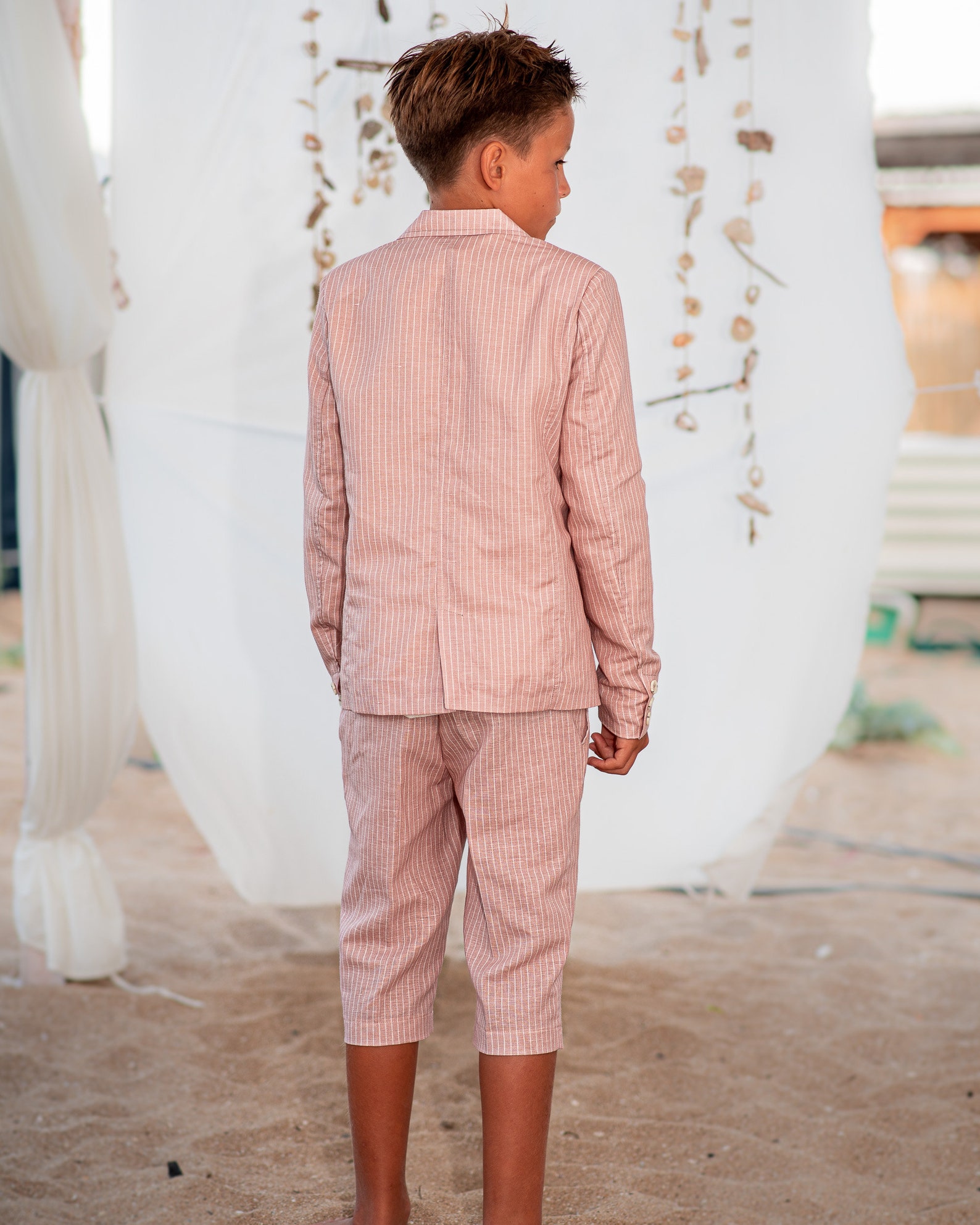 Boys Linen Outfit/ Toddler Boy Linen Suit/ Kids Beach Wedding - Etsy