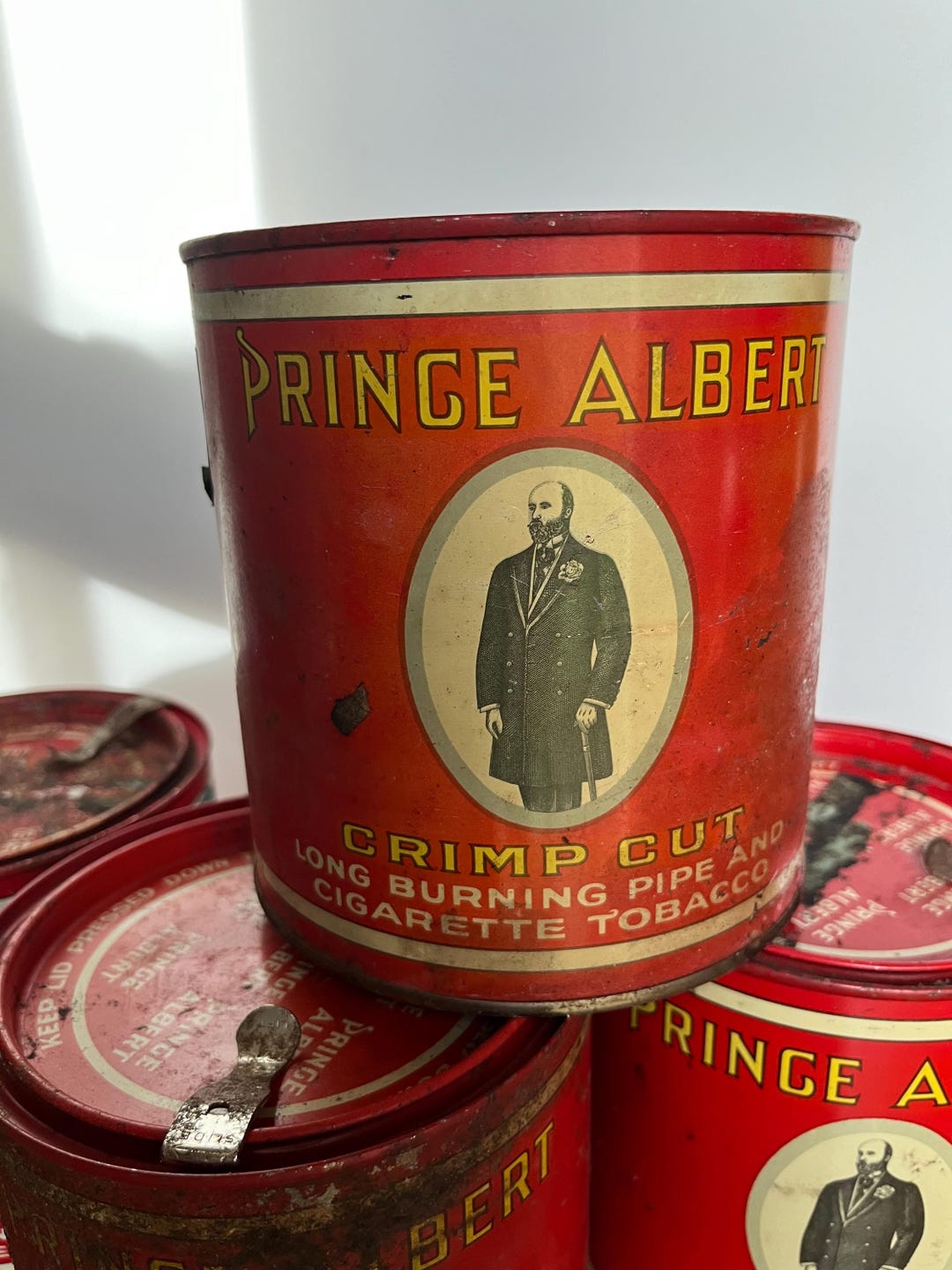 Vintage Prince Albert Tobacco Tin Can With Lid - Etsy
