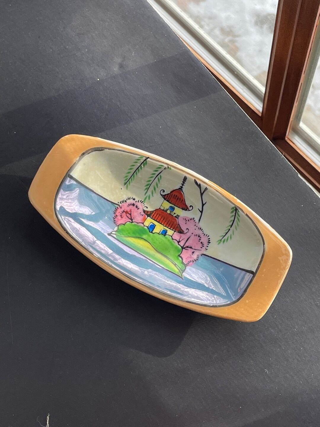 Vintage Lustreware / Lusterware Celery Dish Made in Japan Vintage ...