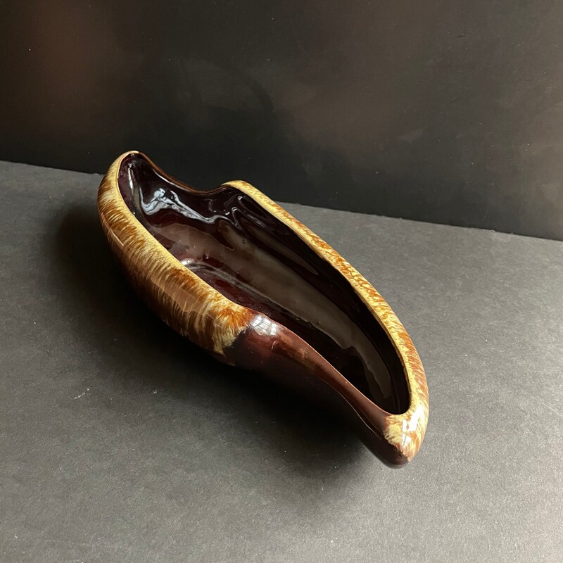 Brown Drip Pottery - Etsy