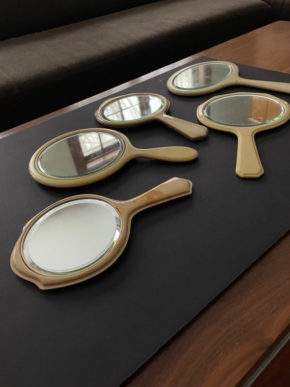 Vintage Bakelite Hand Mirror