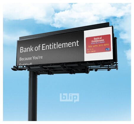 Bank of Entitlement Checking Account - Gag Gift for the Entitled People ...