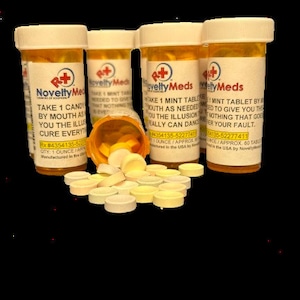 Novelty Meds CUSTOM With Smarties® (gag Gift Fake Pills) Rx - Great ...
