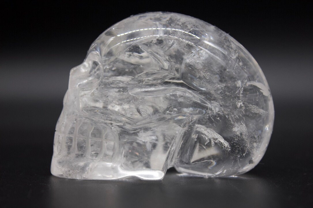 Skull Crystal Skull Hand Carved Crystal Skull-high Grade Clear Quartz ...