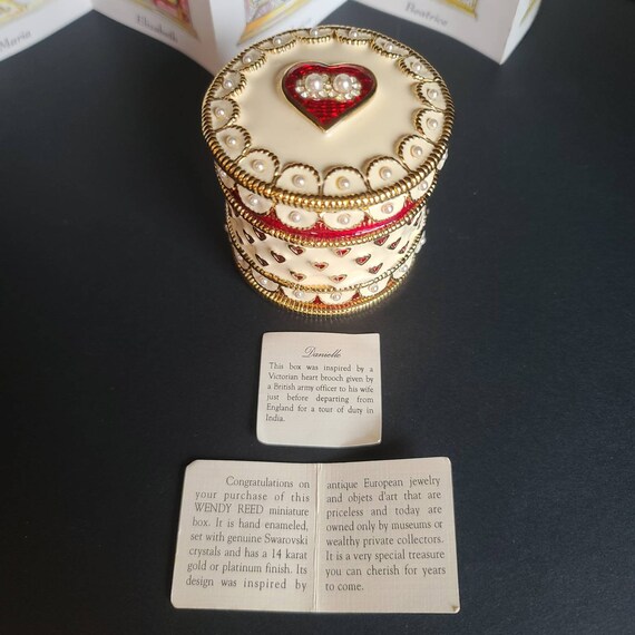 Wendy Reed 14k Trinket box adorned with Swarovski cry… - Gem