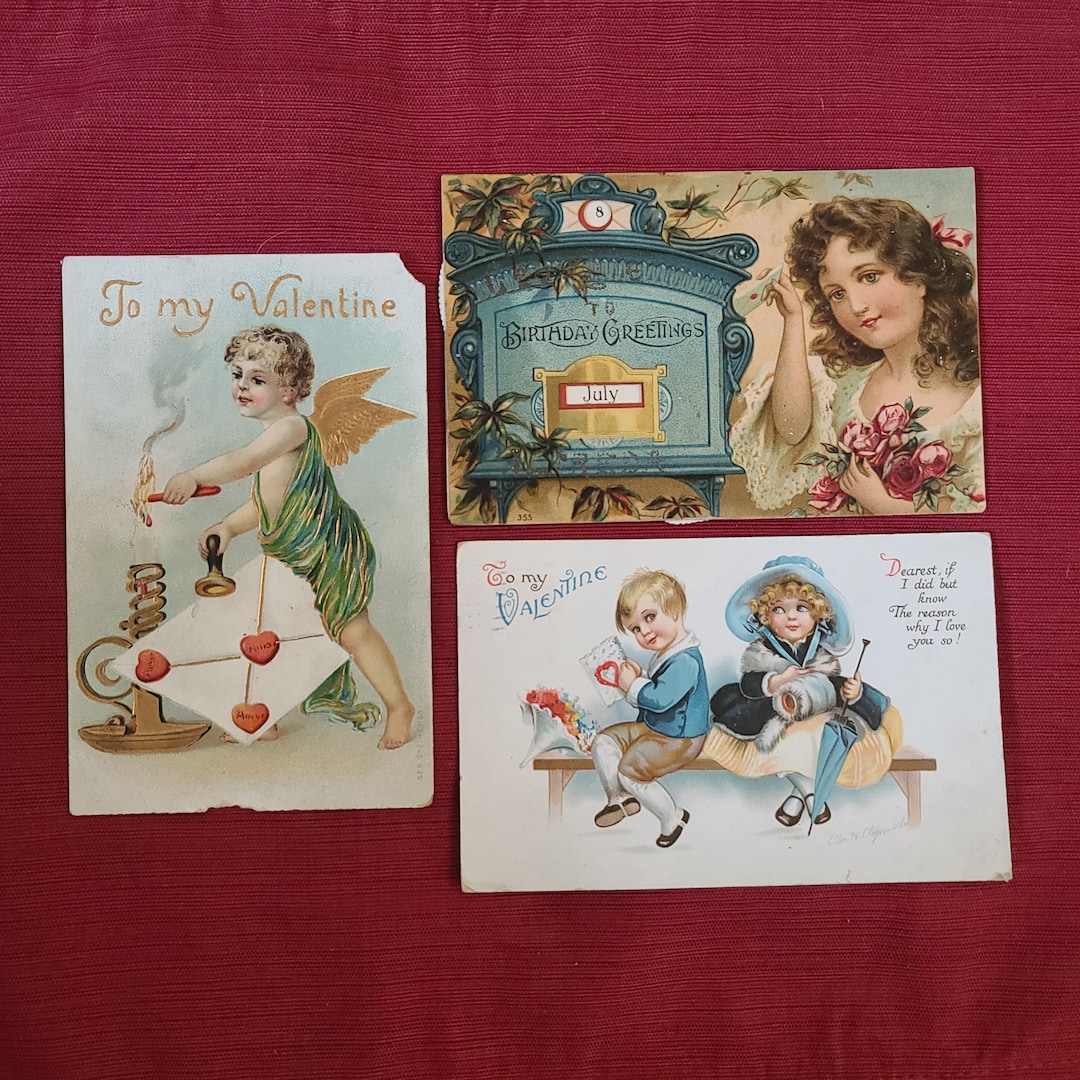 Collection of Victorian Post Cards - Etsy