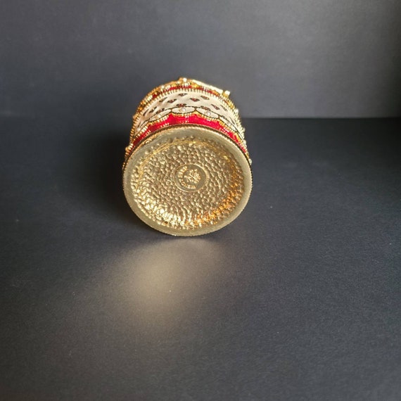 Wendy Reed 14k Trinket box adorned with Swarovski cry… - Gem