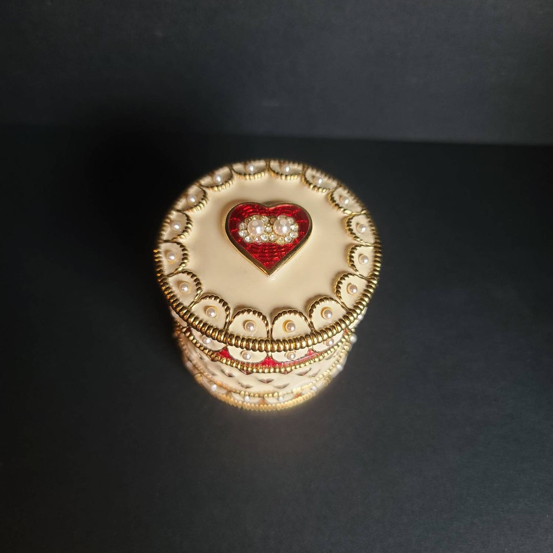 Wendy Reed 14k Trinket Box Adorned With Swarovski Crystals- "danielle ...