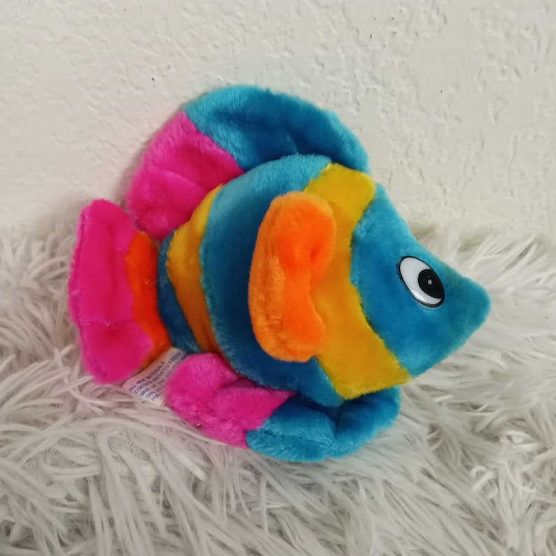 Vintage Nanco Stuffed Plush Tropical Fish Saltwater Aquarium - Etsy