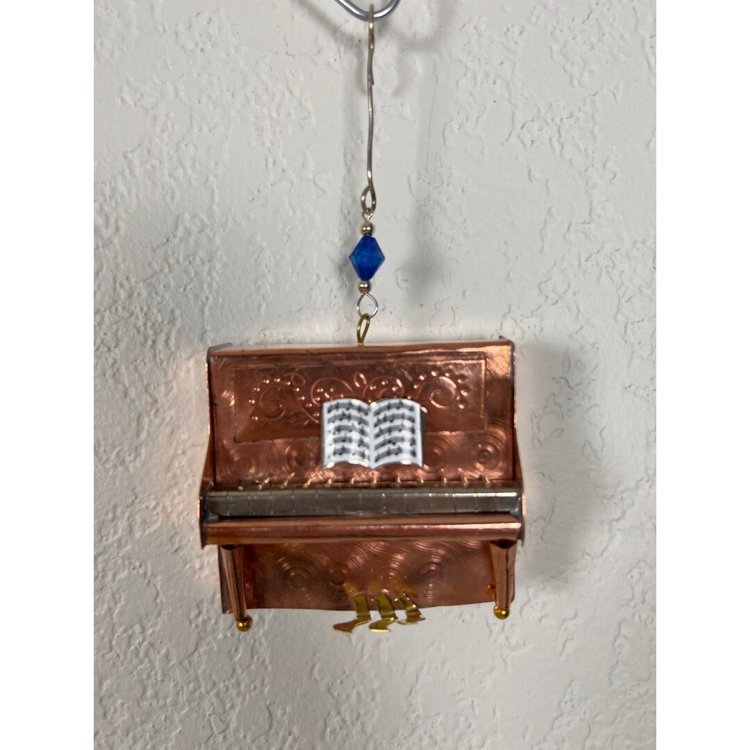 Handmade Copper Piano Hanging Ornament Decor /sheet Music - Etsy