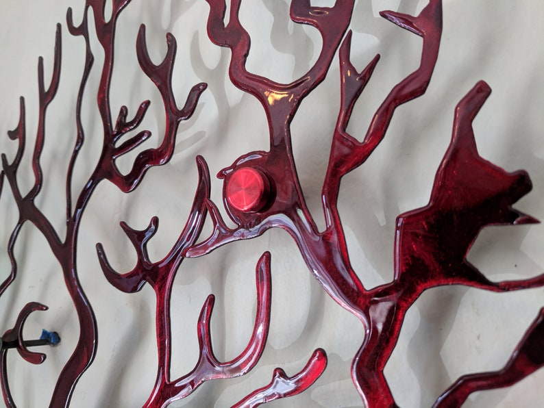 Tree of Love, Love, Heart, Tree, Metal Wall Art, Art, Wall Art, Living ...