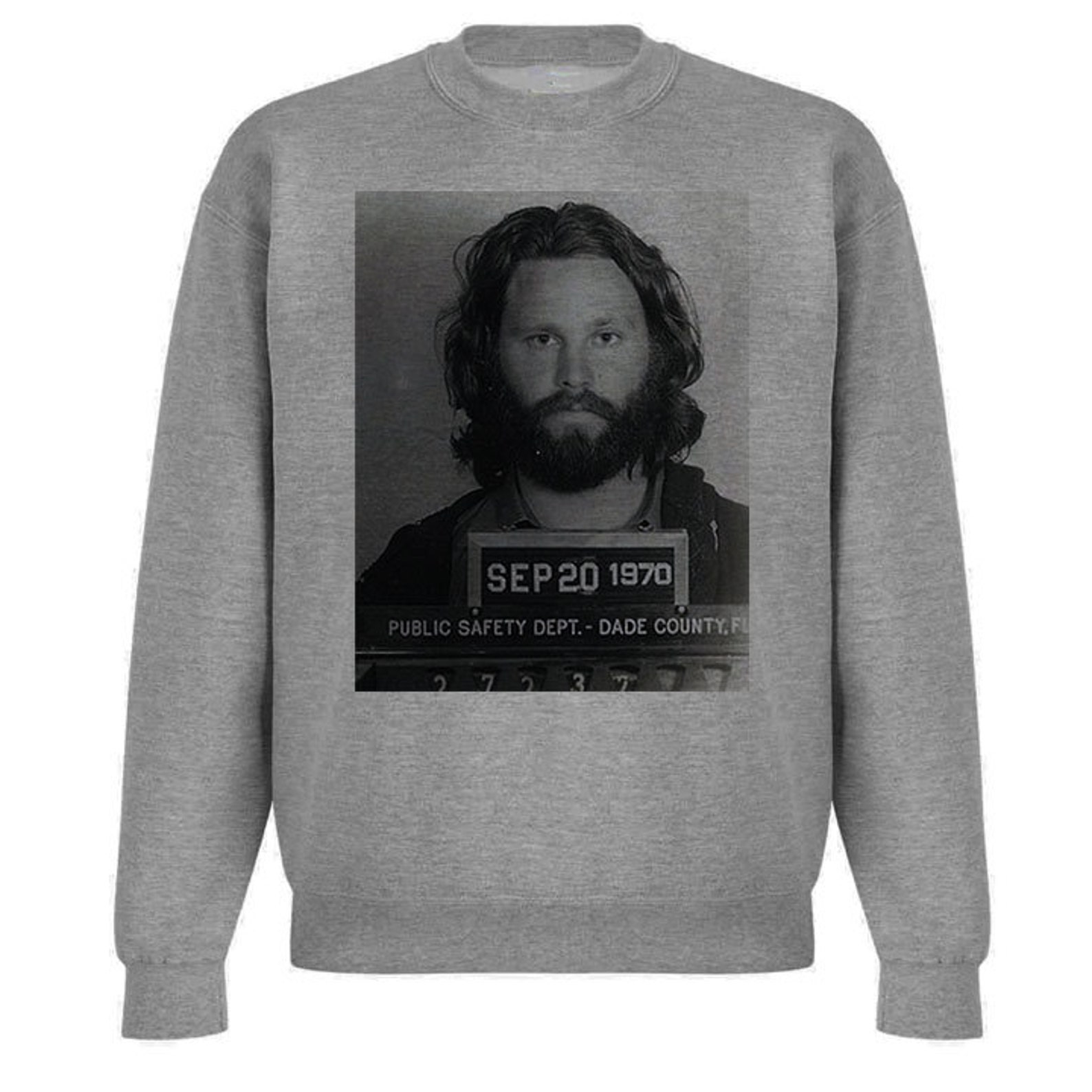 Jim Morrison Mugshot Sweatshirt - Etsy