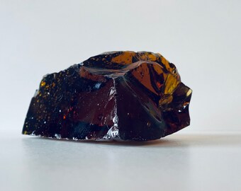 Amber Glass Block - Etsy