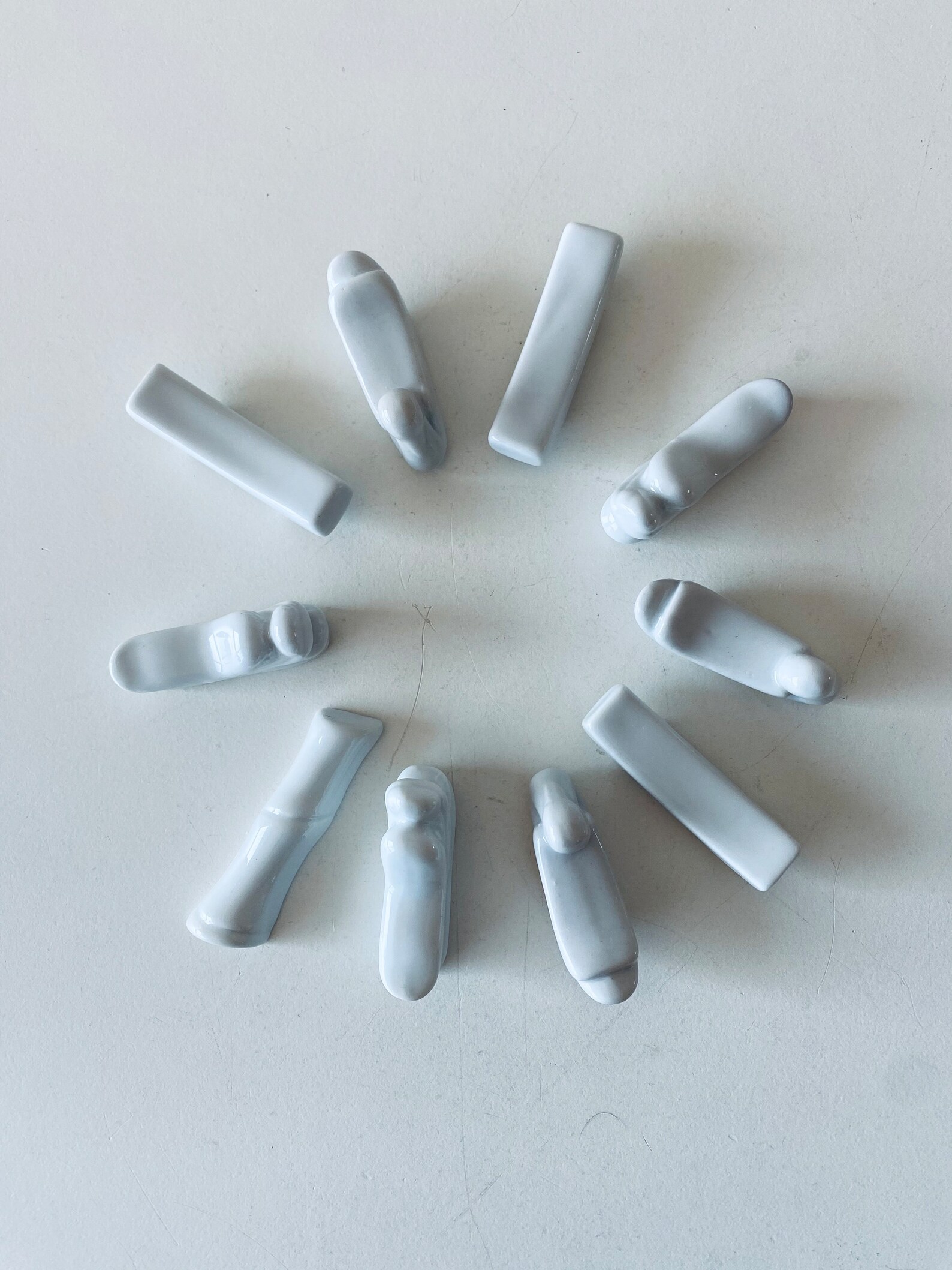 10 Antique Ceramic Knife Rests - Etsy