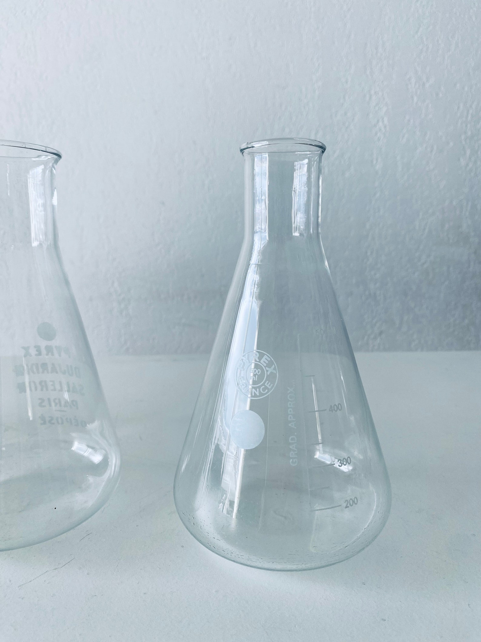 Set of Three Pyrex Glass Chemistry Bottles - Etsy