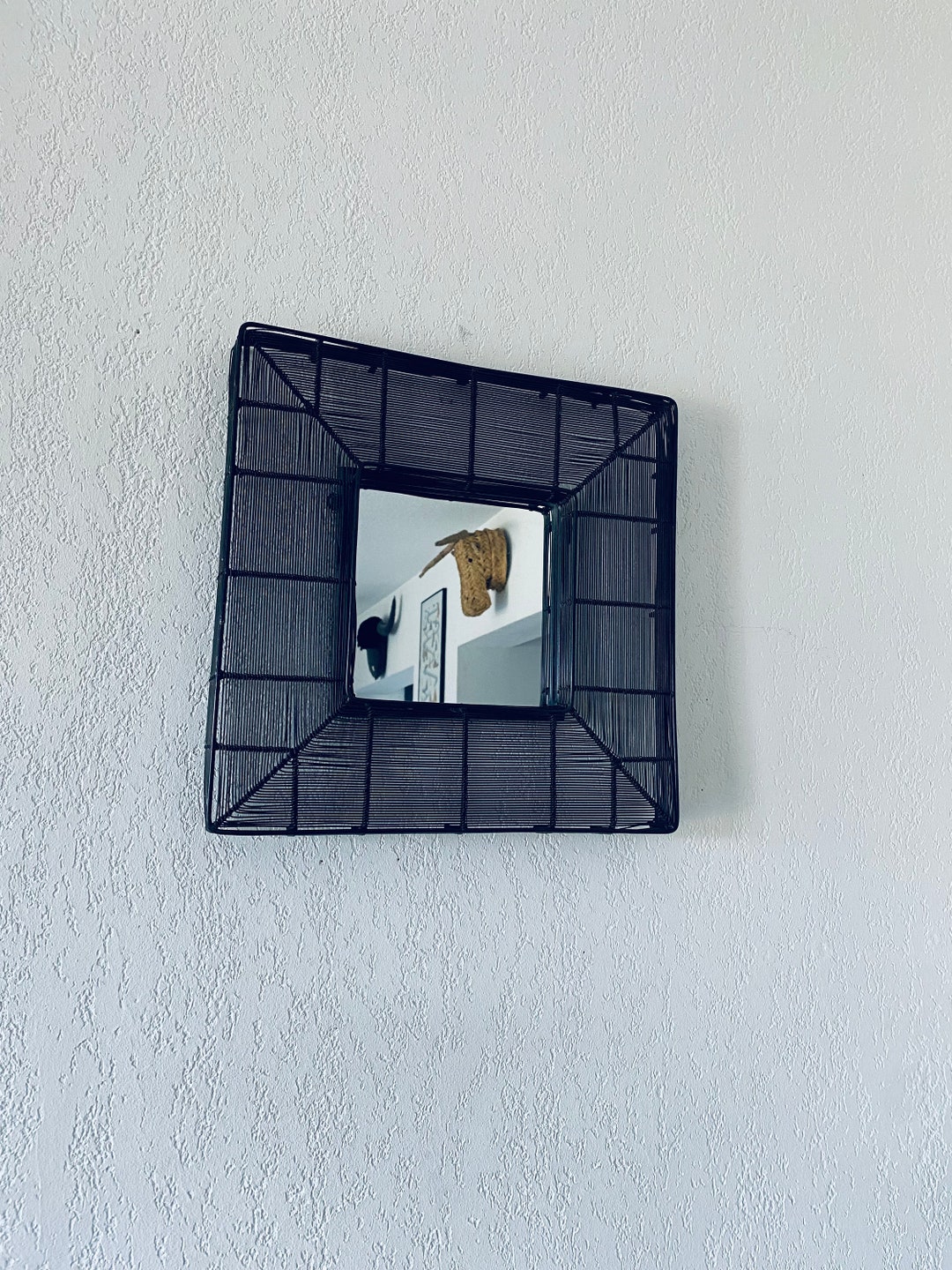 Square Wire Mirror - Etsy