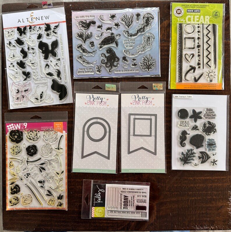 Stamp Set and Die Collection - Etsy