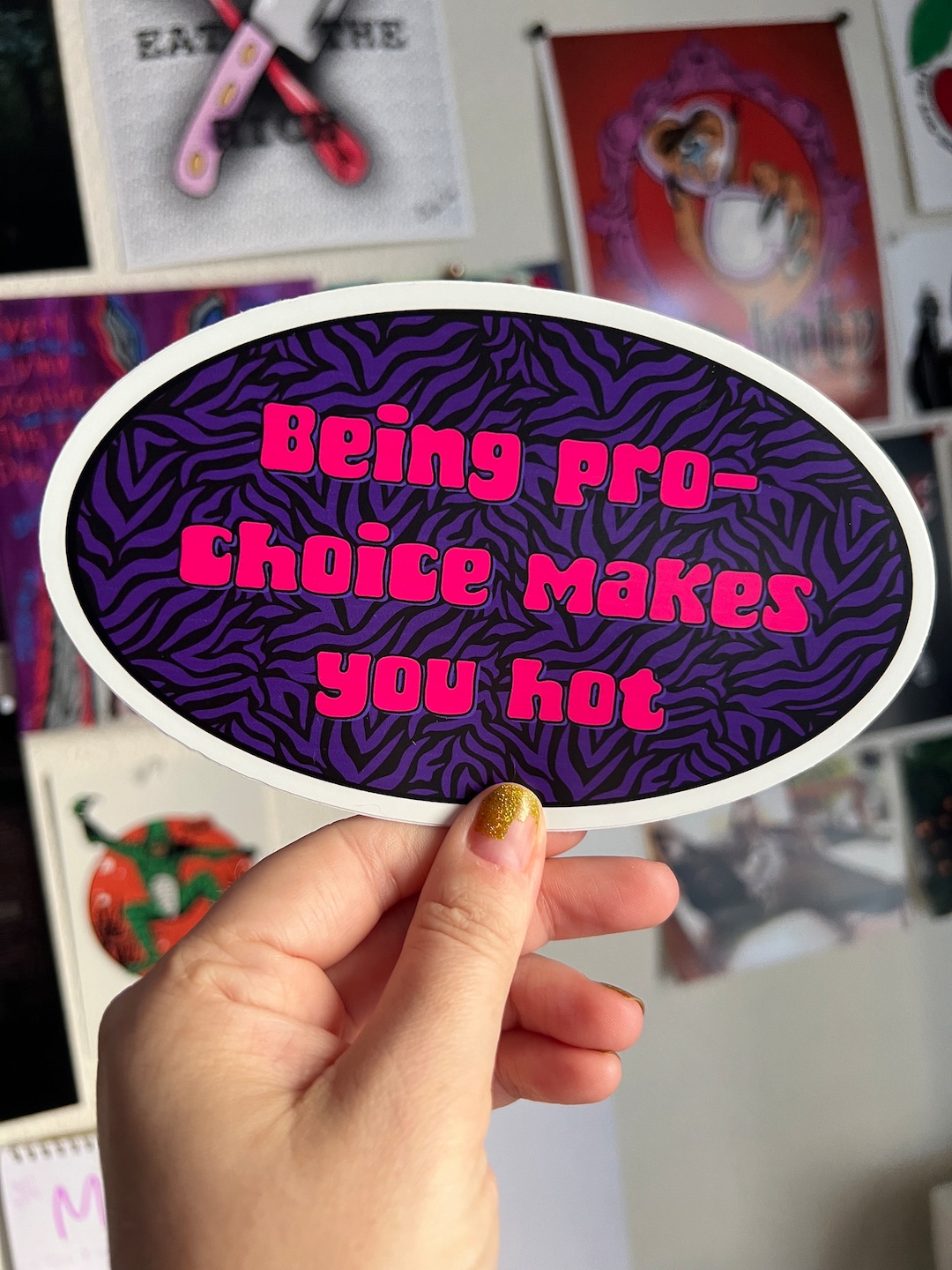 Pro Choice Bumper Sticker, Car Decal, Bumper Sticker, Pro Choice ...