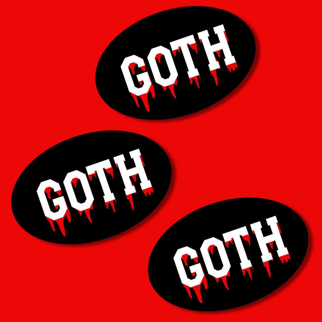 Goth Bumper Sticker,car Decal, Bumper Sticker, Funny Stickers, Goth ...