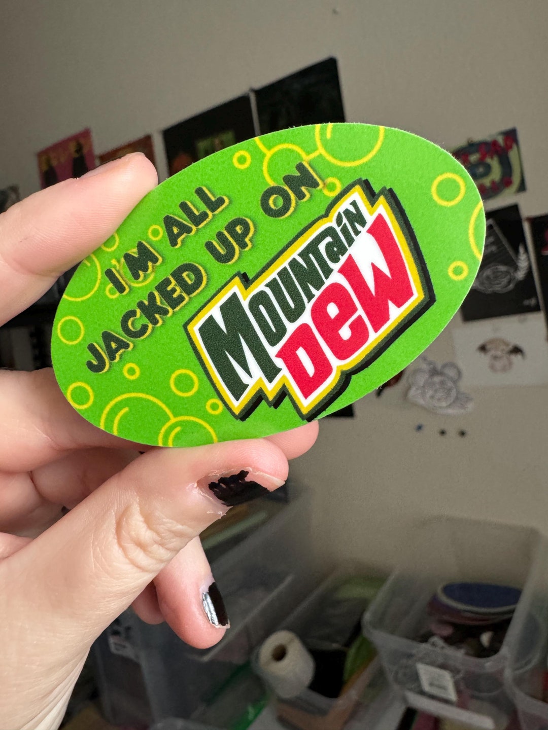 I'm All Jacked up on Mountain Dew Sticker Stickers for Hydroflask ...