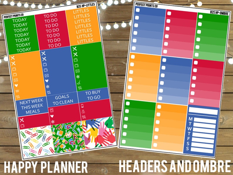 Back to School Planner Sticker Kit For use with Erin Condren | Etsy
