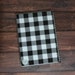 White Buffalo Plaid Reusable Sticker Book - Etsy