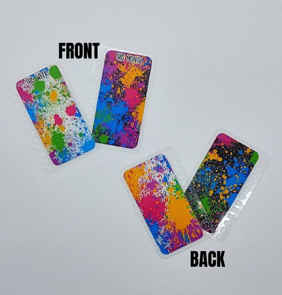 Splat Laminated Bookmark | Etsy