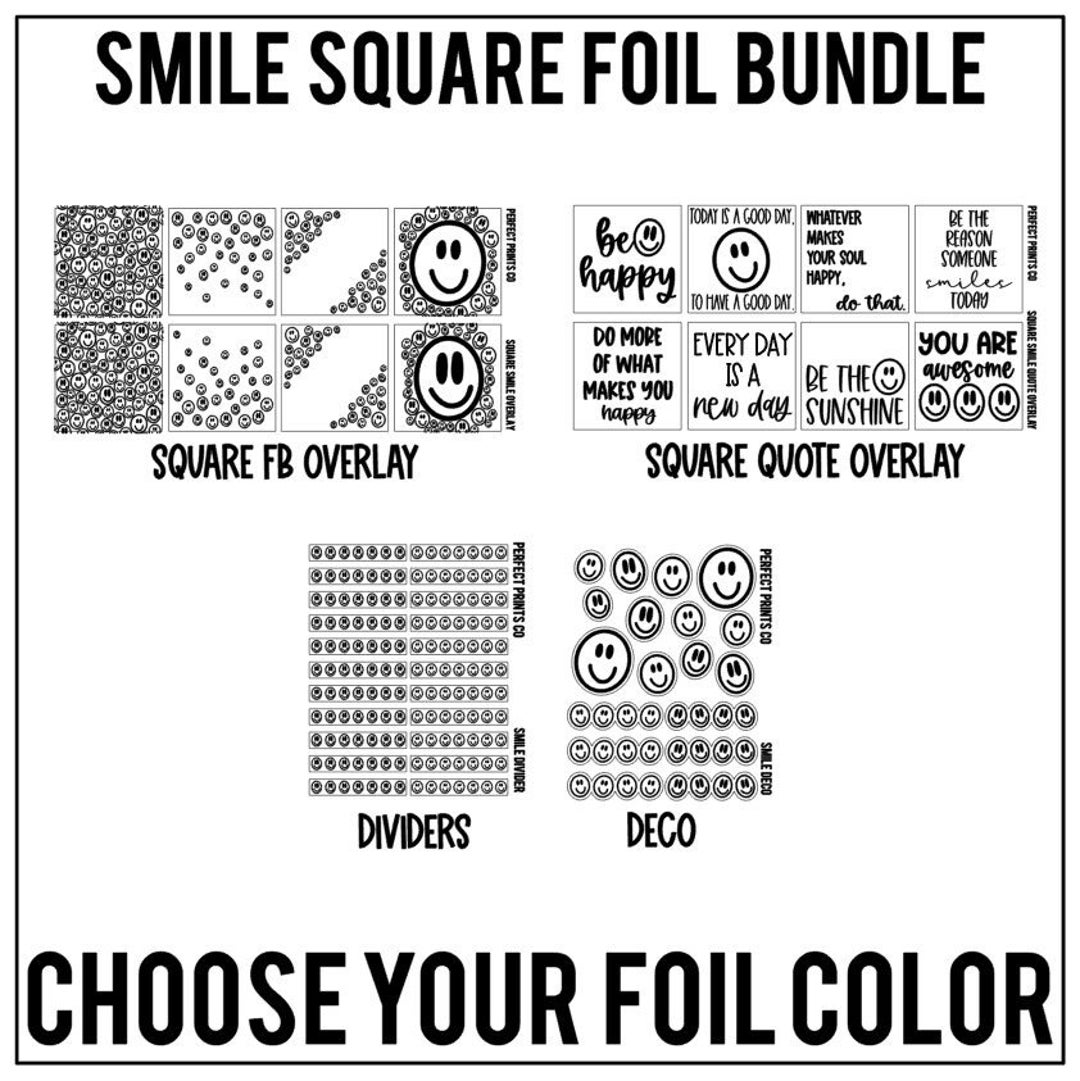 Smile Pentrix Foil Bundle - Etsy