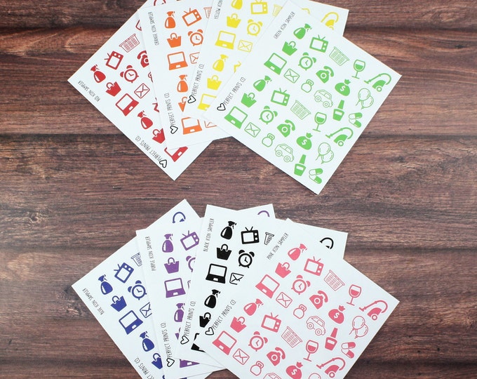 Dot Labels for Use With Erin Condren Plum Paper Planner - Etsy