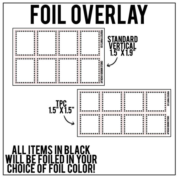 Circle Border Full Box Overlay Stickers - Etsy