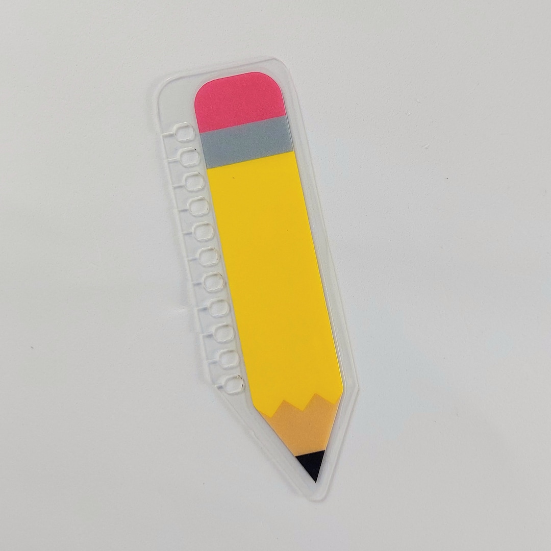 Pencil Laminated Bookmark - Etsy