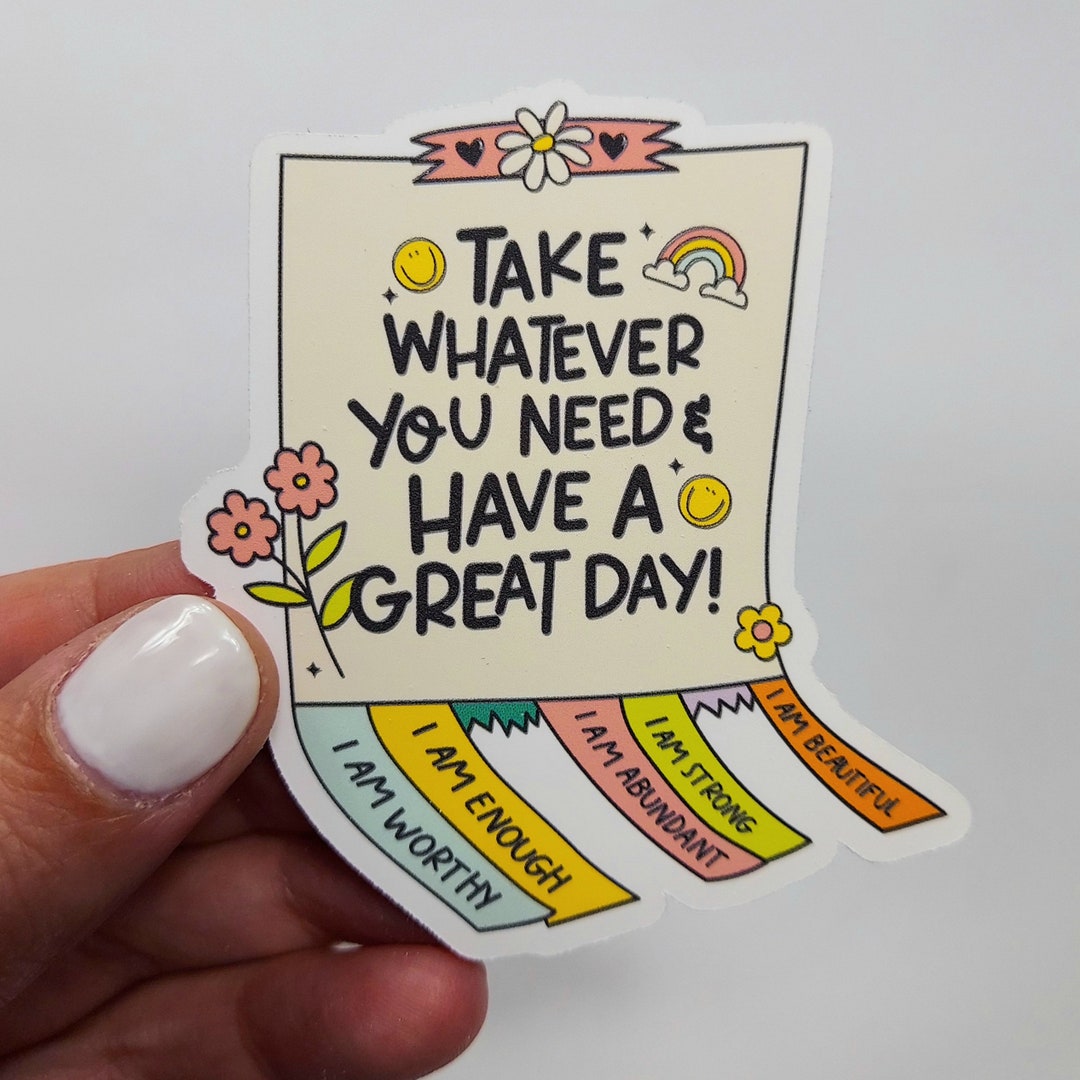 Have a Great Day Diecut Sticker - Etsy