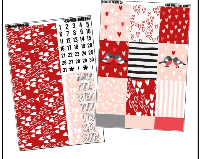 April Floral Monthly View Kit for Use in the Penny Weeks - Etsy