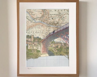 Lake District on 1920s OS Ordnance Survey Map. Limited Edition | Etsy UK