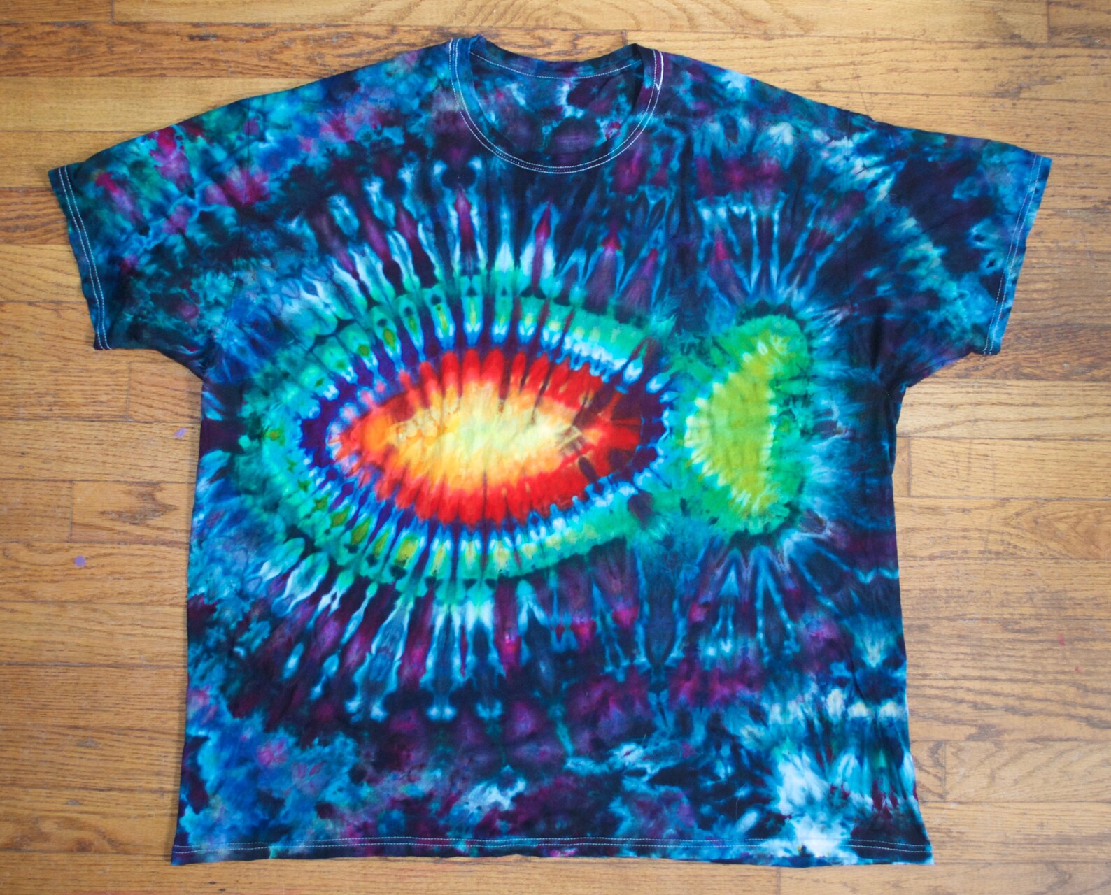 Fish Tie Dye 3XLarge | Etsy
