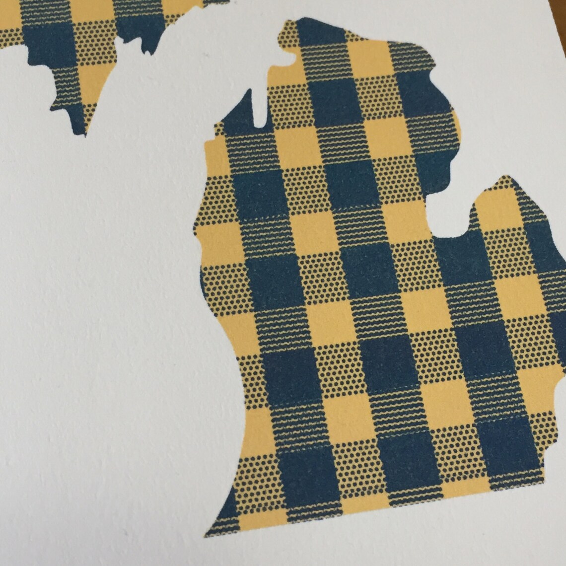 Michigan Card. Michigan State. University of Michigan. Mitten - Etsy
