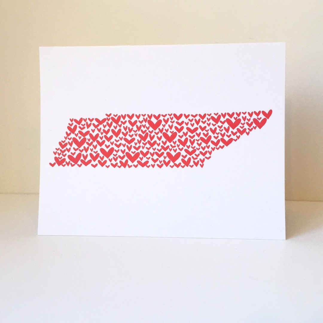 Tennessee Valentine Card, Tennessee Love Card, Southern Valentine ...