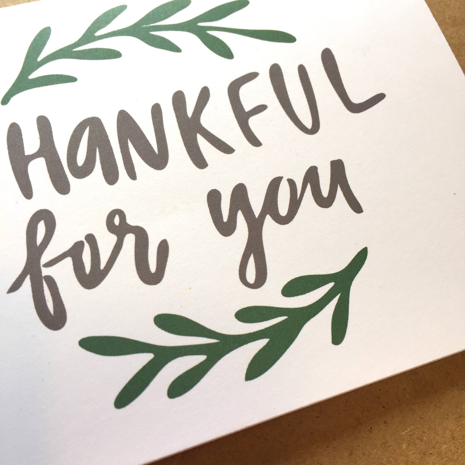 Thankful for You Cards Thankful for You Gifts Thankful Card - Etsy