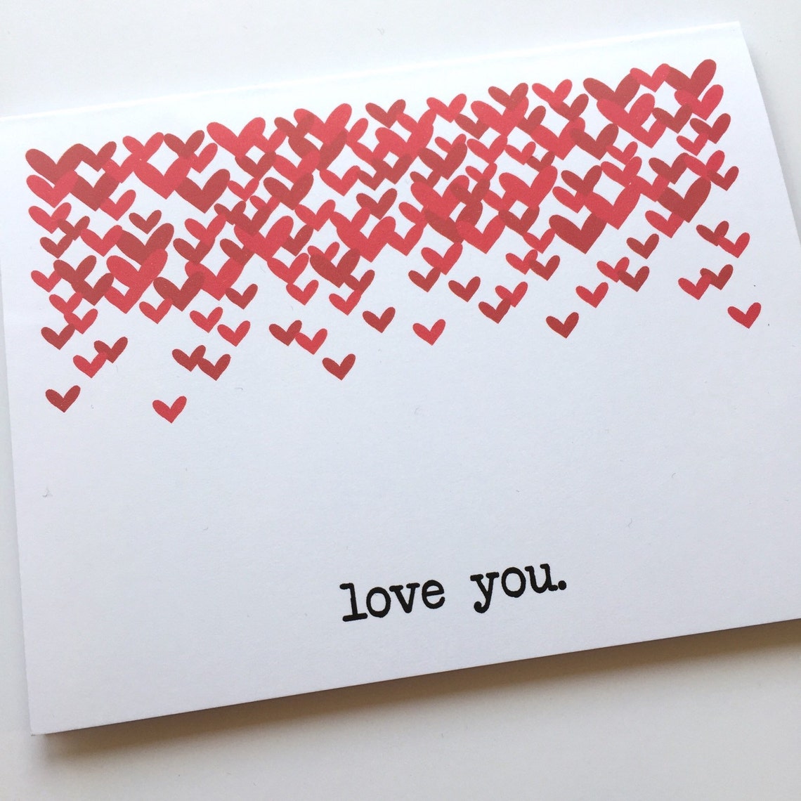 Love You Valentine's Day Card Valentine for Him - Etsy