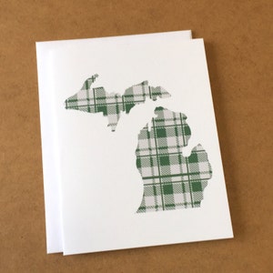 Michigan State - University of Michigan - Michigan Card - the Mitten ...