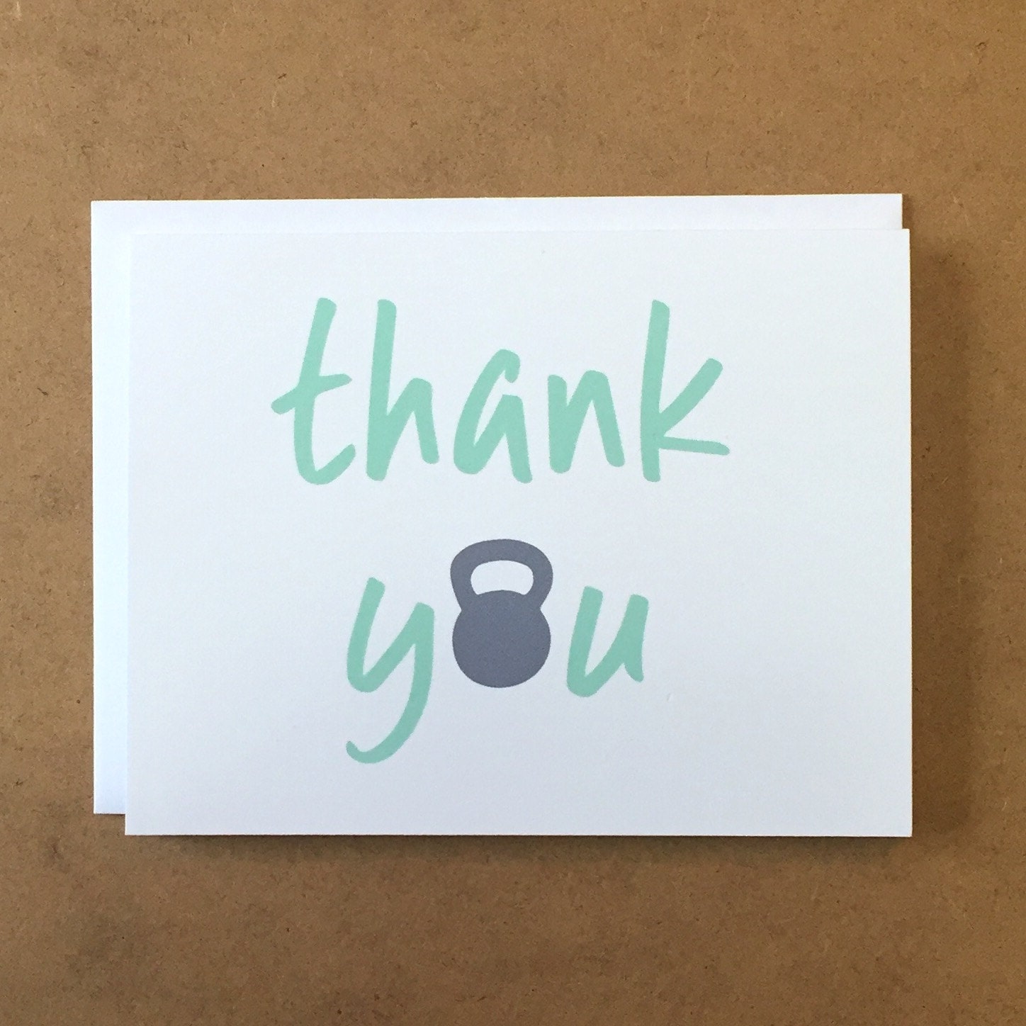 Fitness Cards Gym Thank You Card Trainer Thank You Card | Etsy