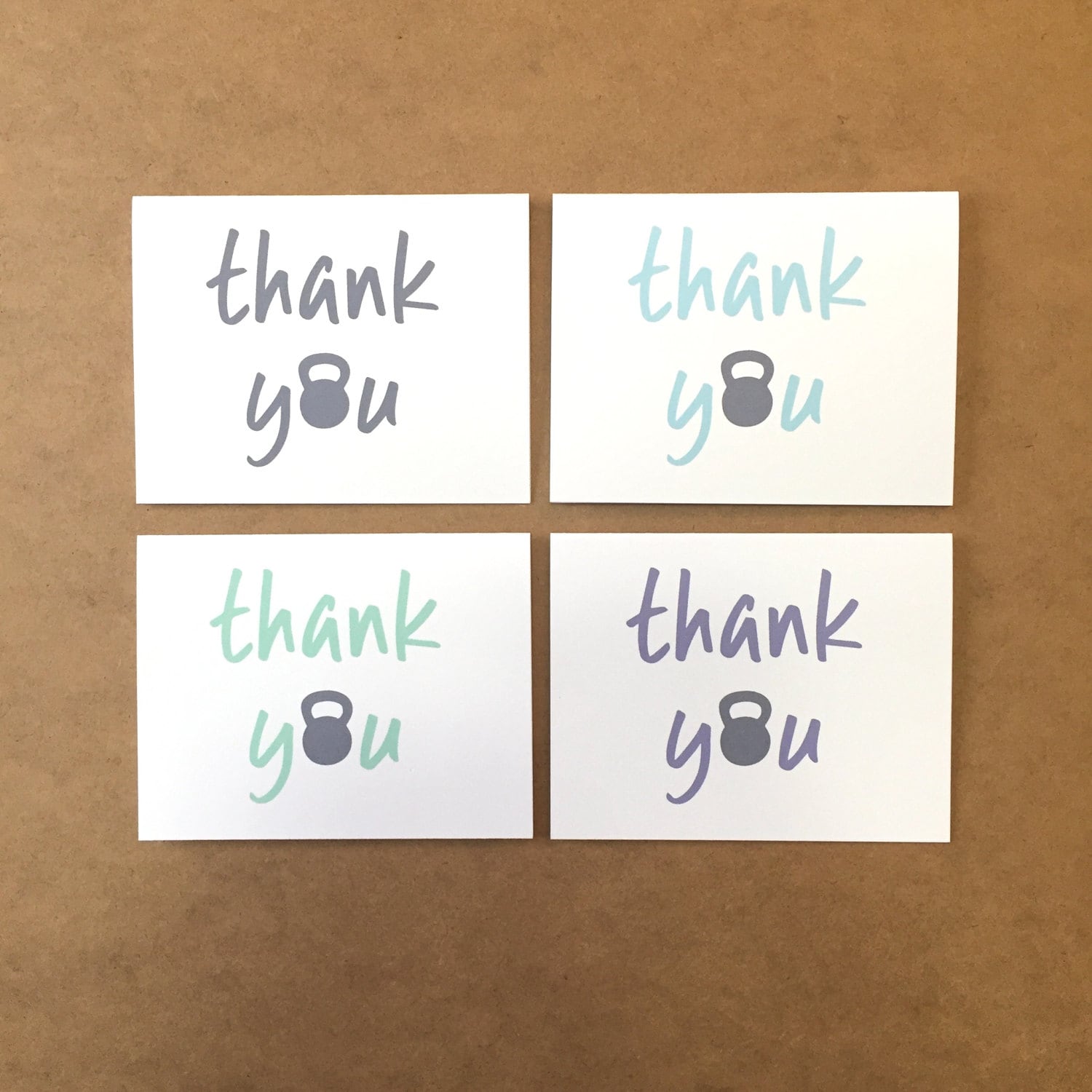 Fitness Cards Gym Thank You Card Trainer Thank You Card | Etsy