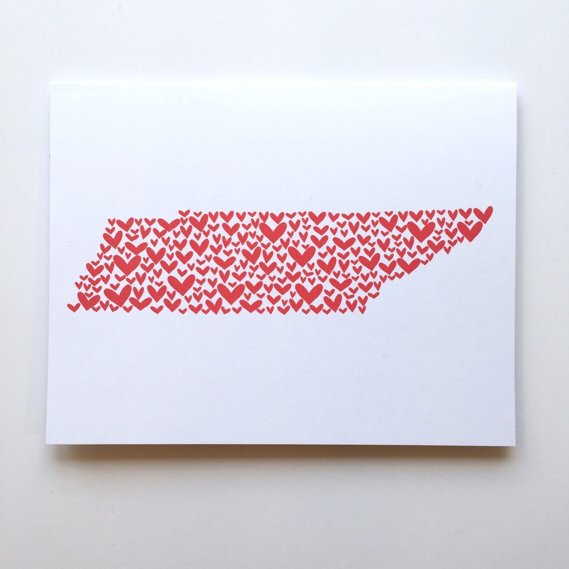 Tennessee Valentine Card Tennessee Love Card Southern - Etsy