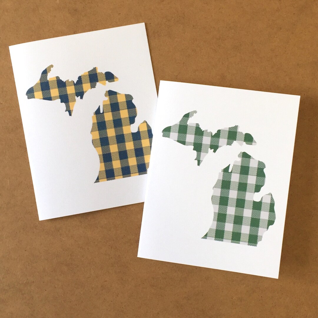 Michigan Card. Michigan State. University of Michigan. Mitten Buffalo ...