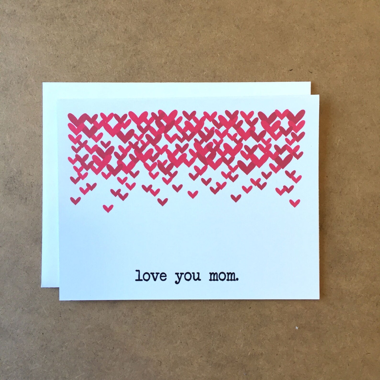 Love You Mom Card, I Love You Mom Card, Mother's Day Card, Happy Mother ...