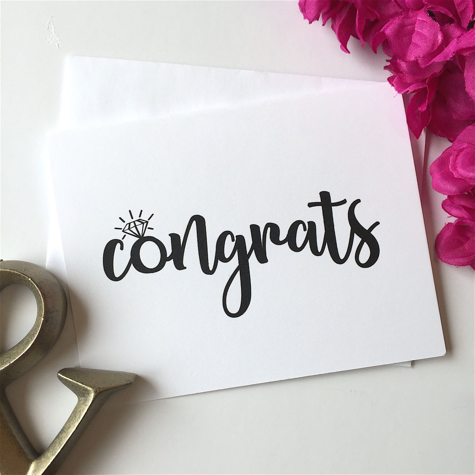 Engagement Card Congrats Card Engagement Ring Engagement - Etsy