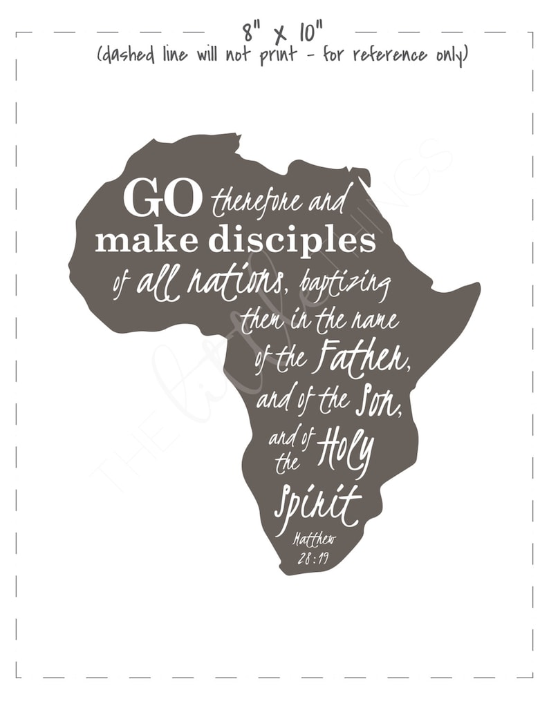 Go Therefore and Make Disciples of All Nations - Africa Missionary ...