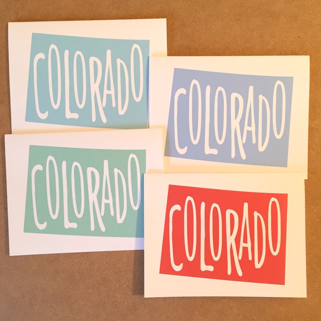 Colorado Card, Colorado Greeting Card, Colorado Gift, Love From ...